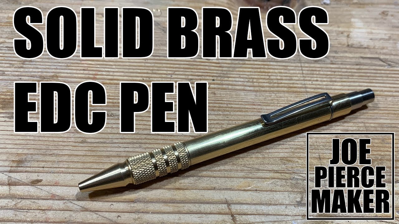 Solid Brass EDC Pen! - YouTube