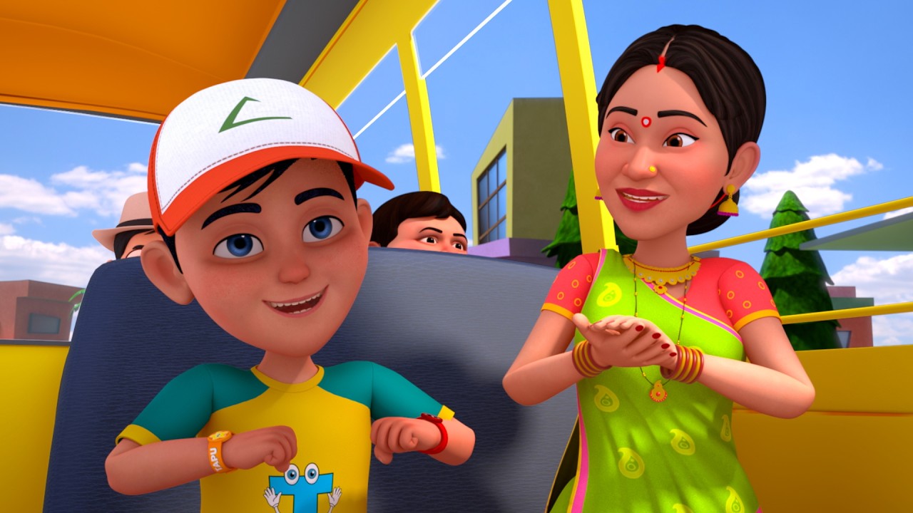 Aaji chya Ghari Jauya marathi rhymes for kids | Cartoon | Marathi ...