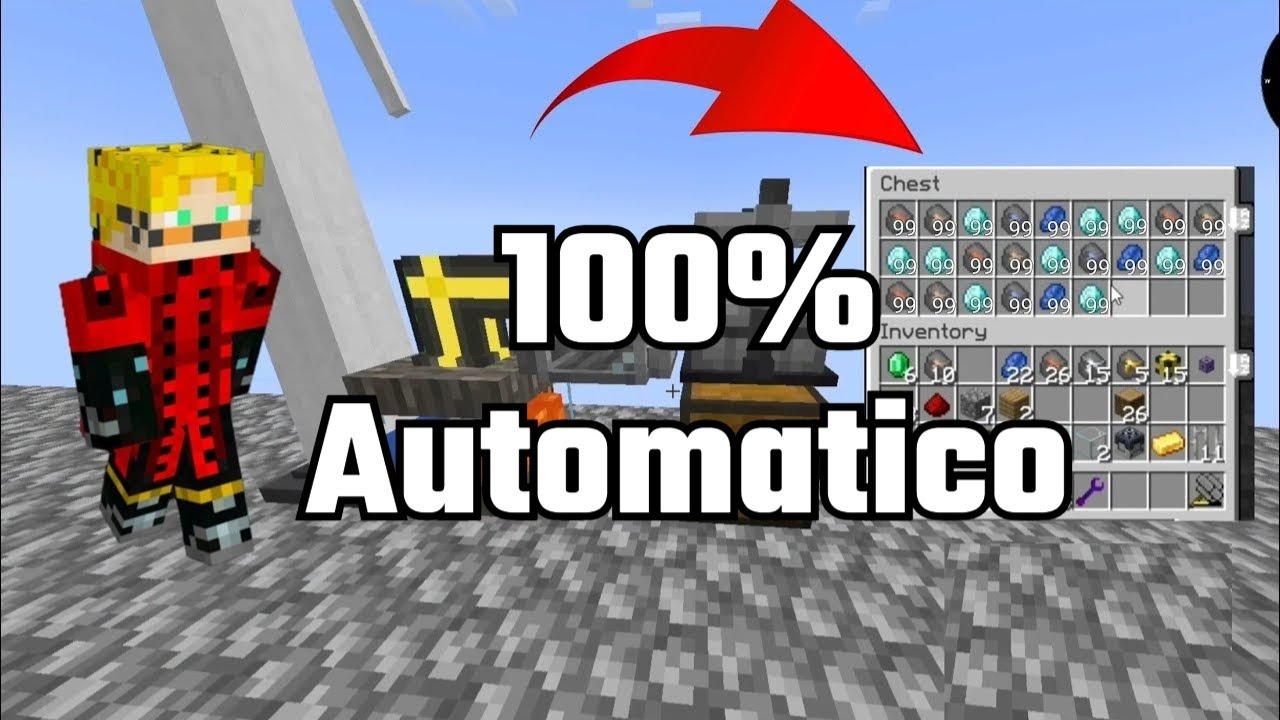 ¡Descubre cómo hice una granja automática de minerales en Minecraft! - YouTube