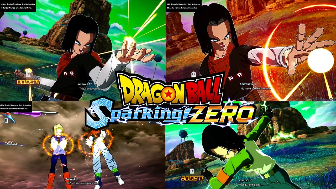 Dragon Ball Sparking Zero All Android 17 Super and Ultimate Attacks ...