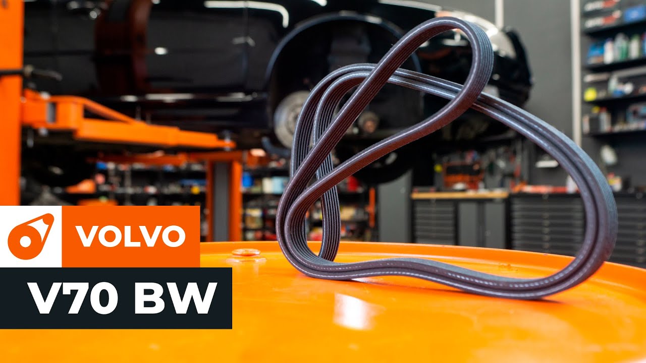 Cómo cambiar los correa poli v en VOLVO V70 BW [VÍDEO TUTORIAL DE ...