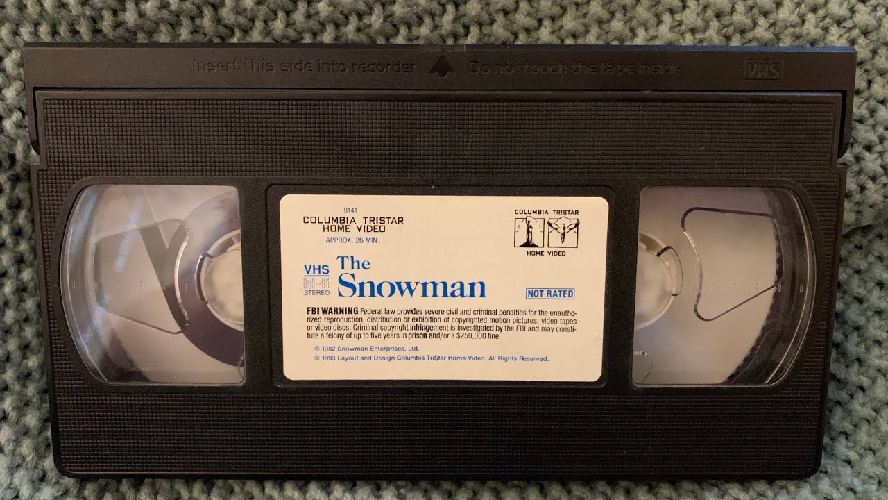 The Snowman (1982) (1993 VHS) - YouTube