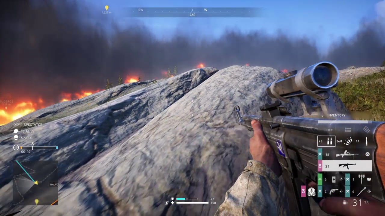 First game first win bf5 firestorm - YouTube