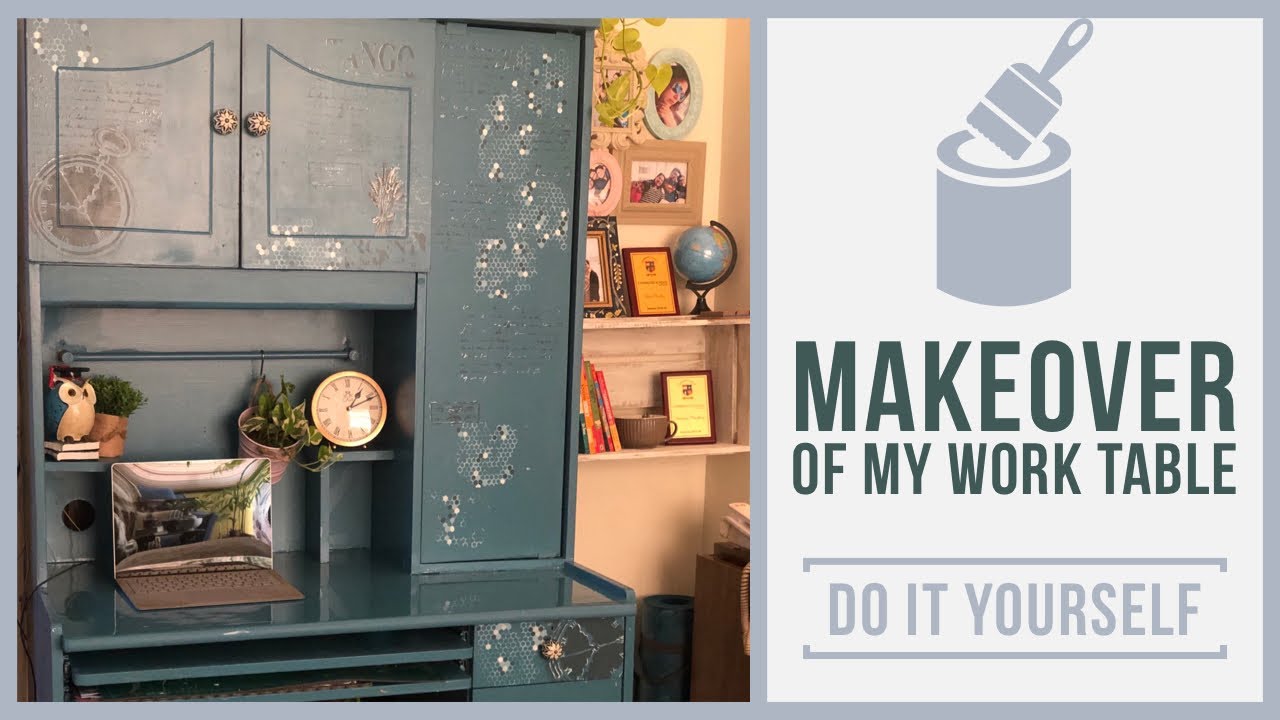 New look to my work table - YouTube