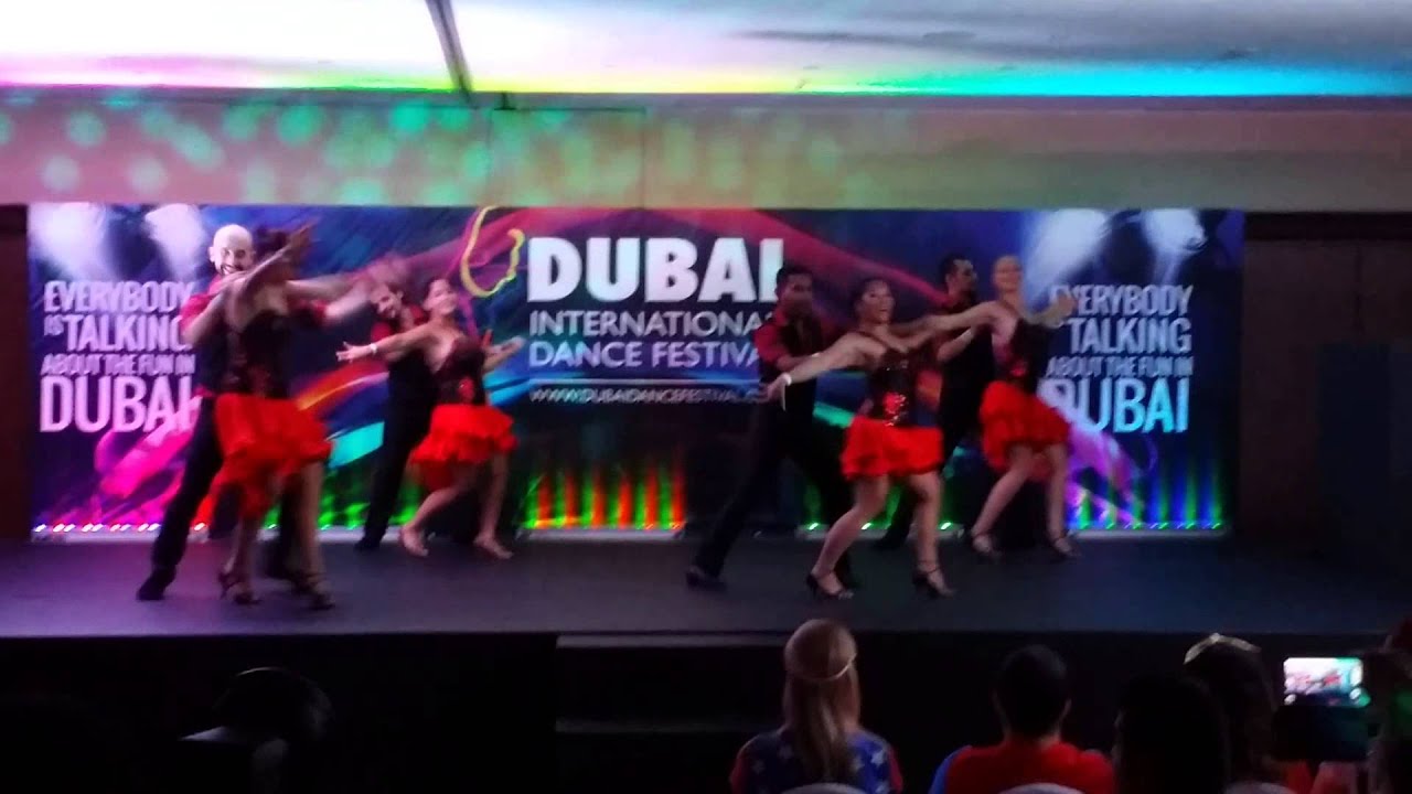 Abu Dhabi Salsa On2 Amateur Students Performance - YouTube
