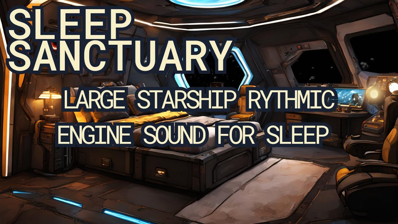 Fall Asleep Fast With Rhythmic Star Ship Engine Sounds | Sleep ...