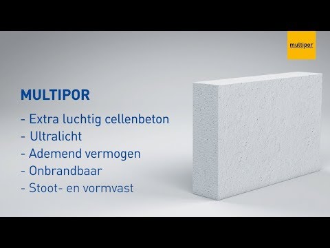 Isoleer toekomstgericht met Multipor - YouTube