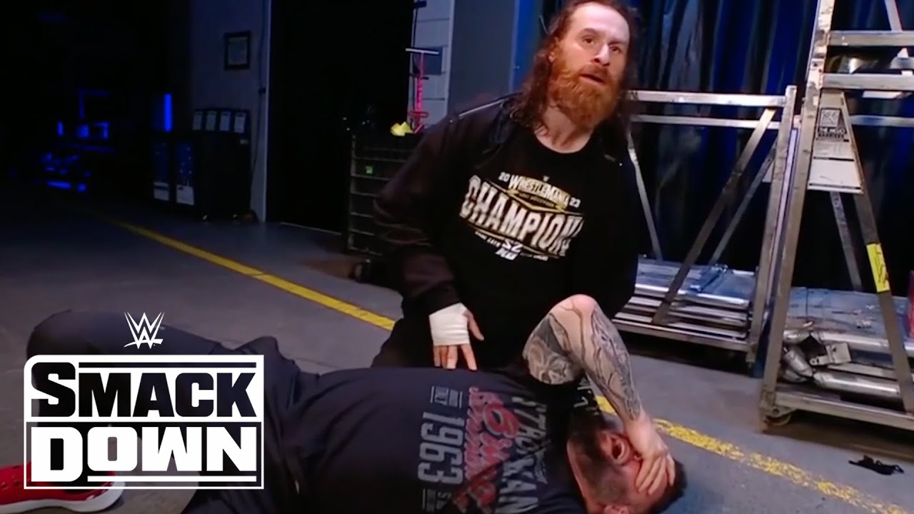 Backstage The Bloodline work to take out Kevin Owens | WWE SmackDown ...