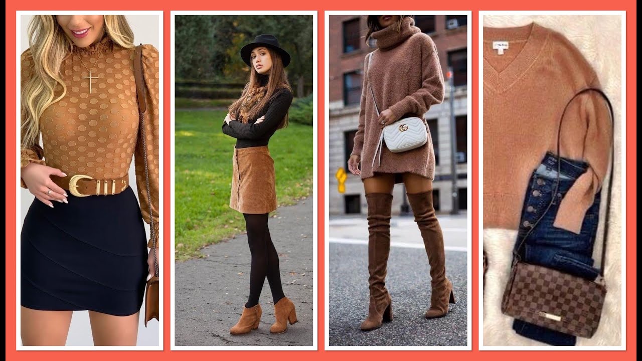 Como combinar el color café Hermosos Outfits 🤎 - YouTube