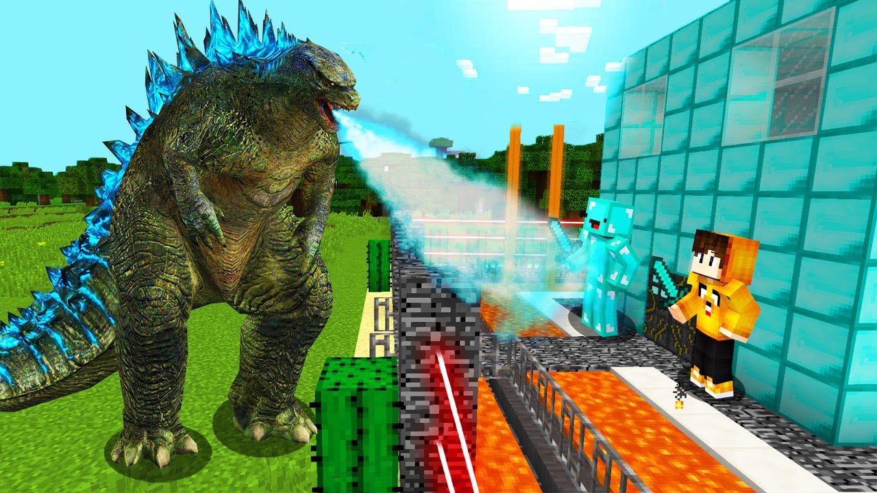 GODZILLA Vs SECURITY HOUSE Defense - YouTube