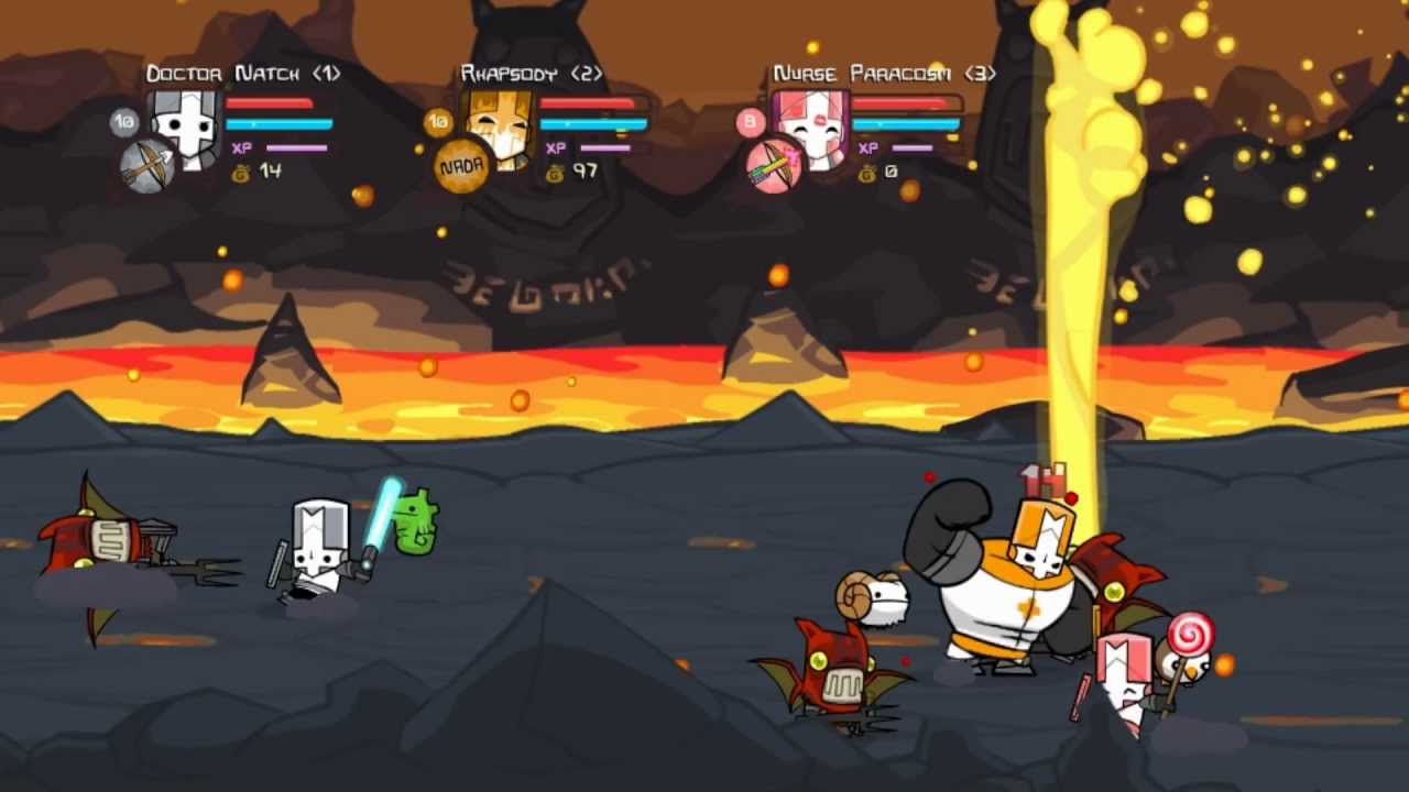 Castle Crashers Ep 7: The Great Volcano Town Lag Rush of 2012 ...