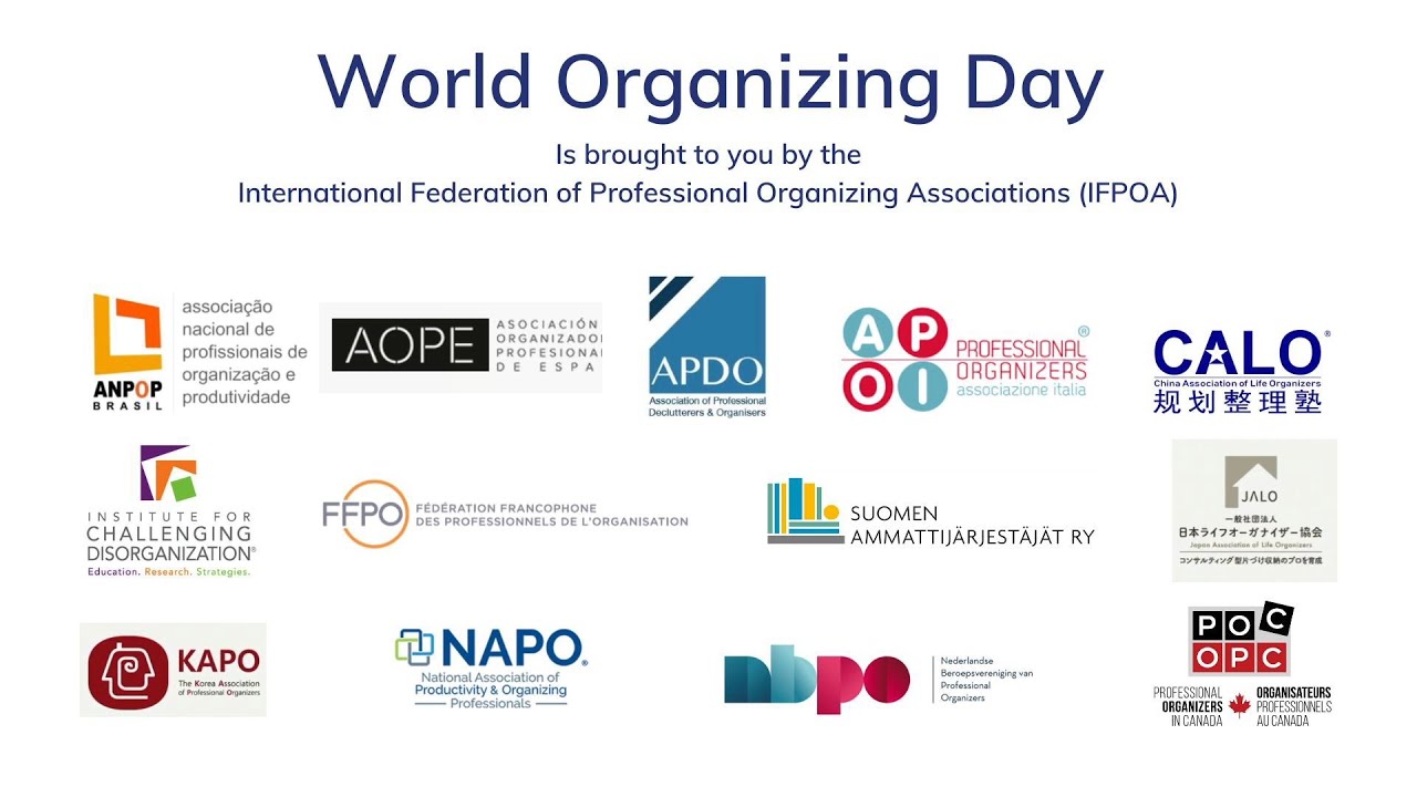 5月20日はWorld Organizing Day（世界片づけの日） - YouTube