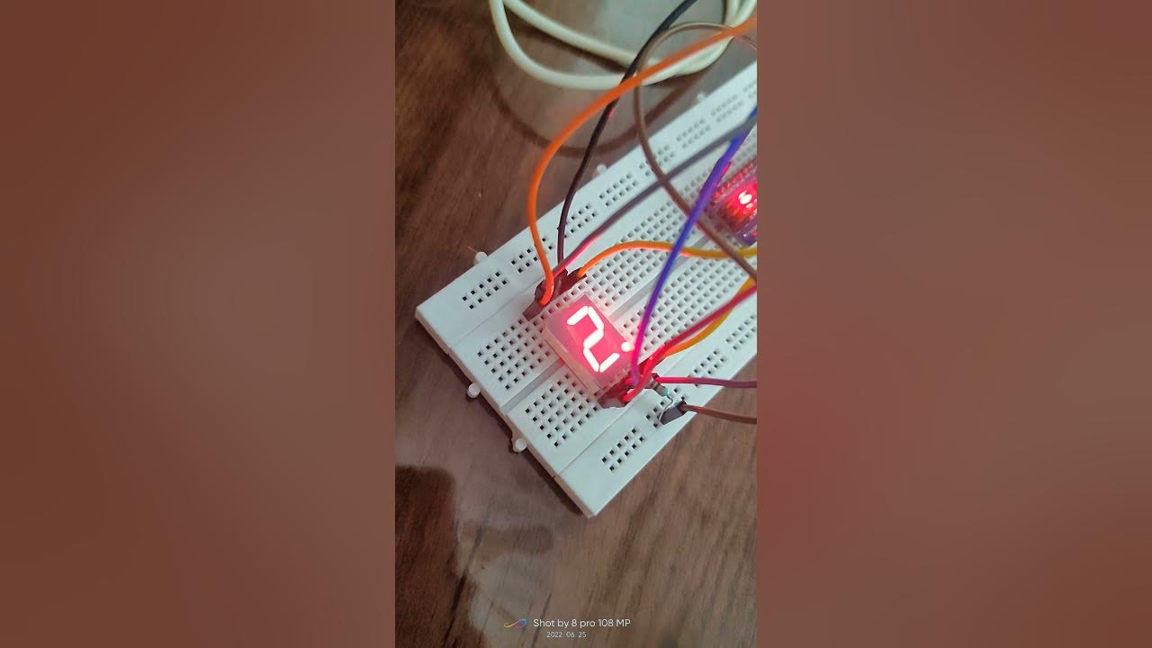 7 Segment Display Interface With Arduino Nano Arduino Arduinoproject Arduinocode Arduinolove