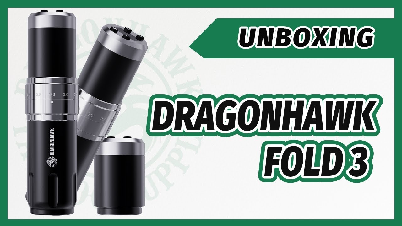 Dragonhawk Fold 3 wireless stroke adjustable machine - YouTube