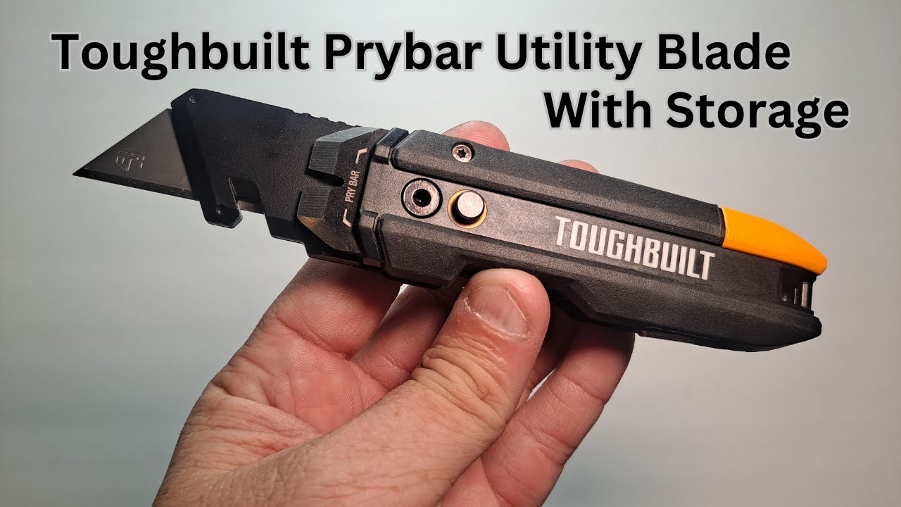 ToughBuilt Prybar Utility Blade with Storage - YouTube