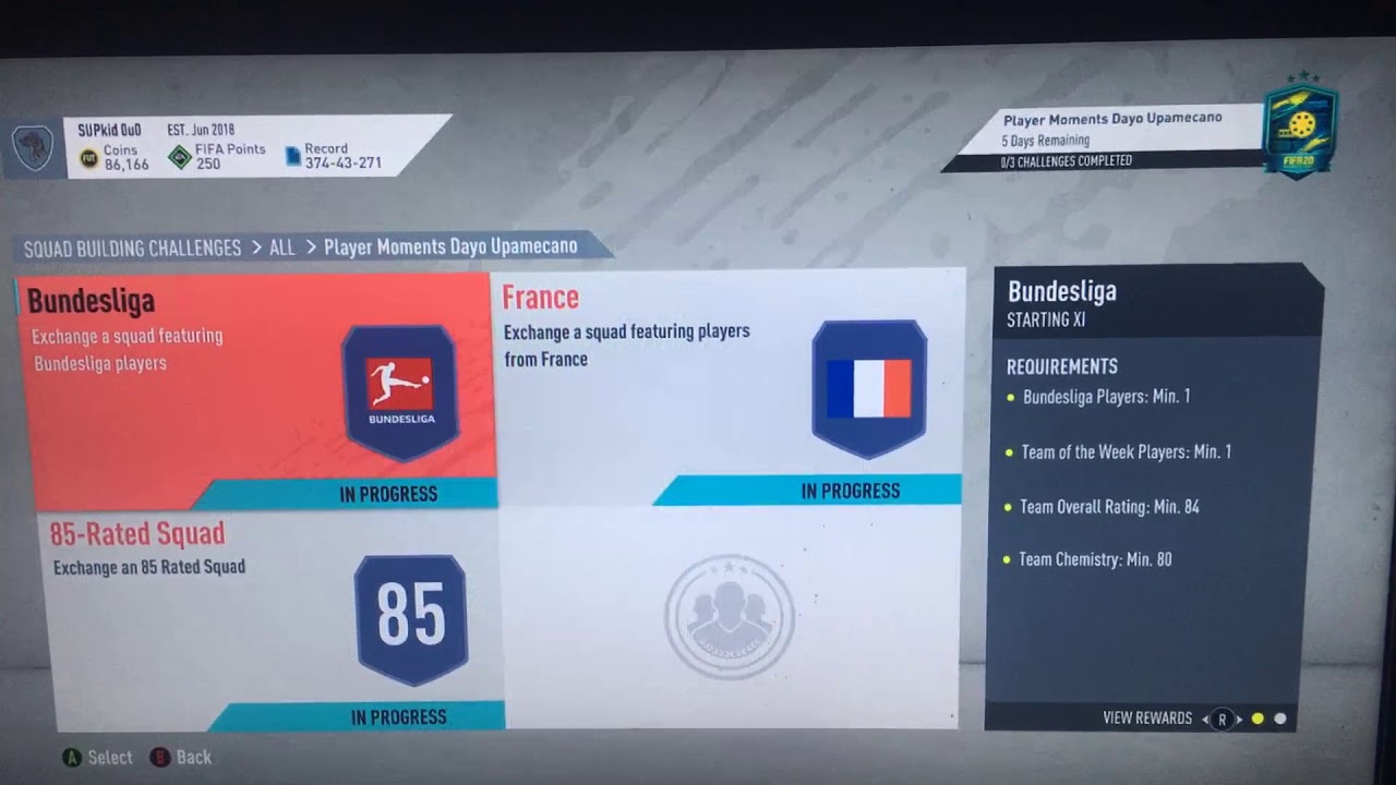 “player Moments Dayo Upamecano” Cheapest Solution Fifa 20 Sbc Youtube