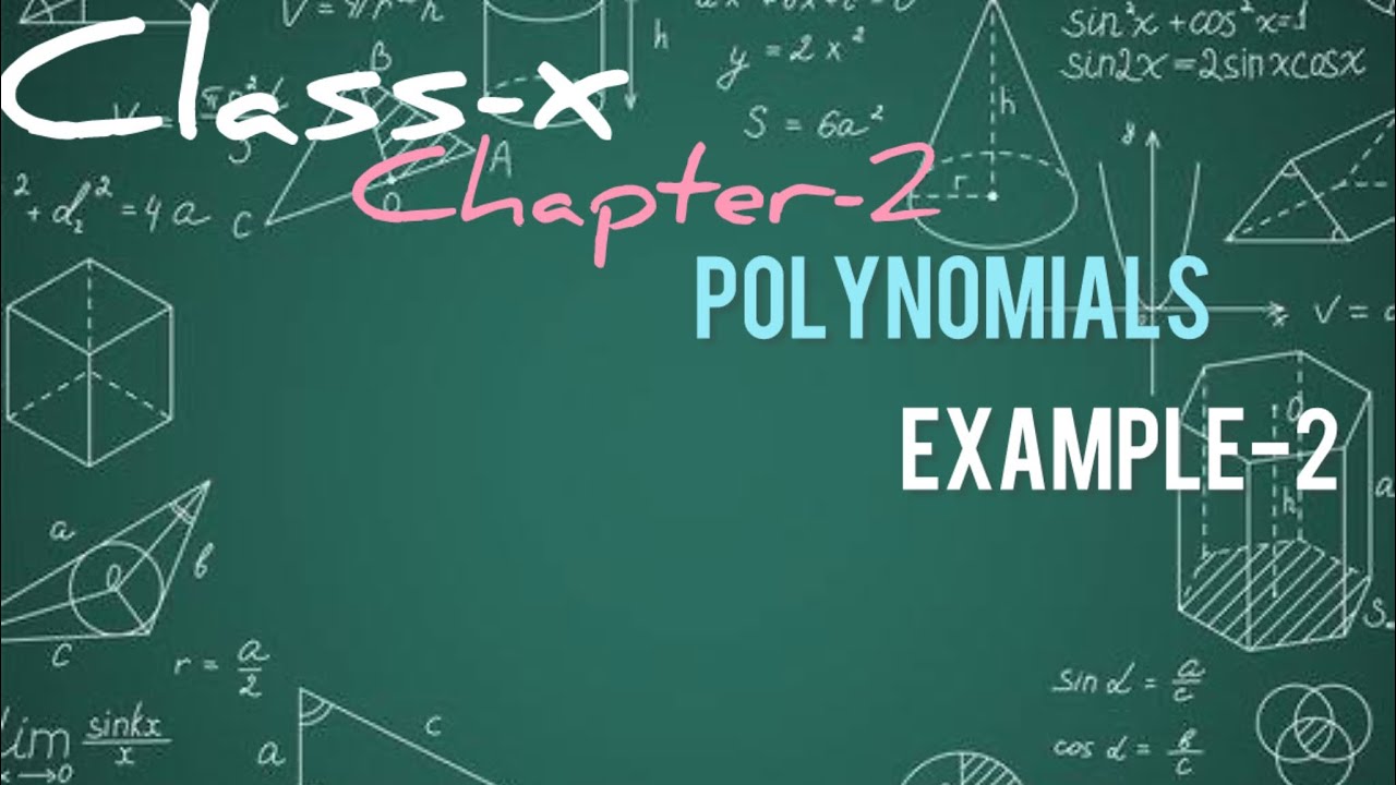 Class 10 Ch-2 Example-2 - YouTube