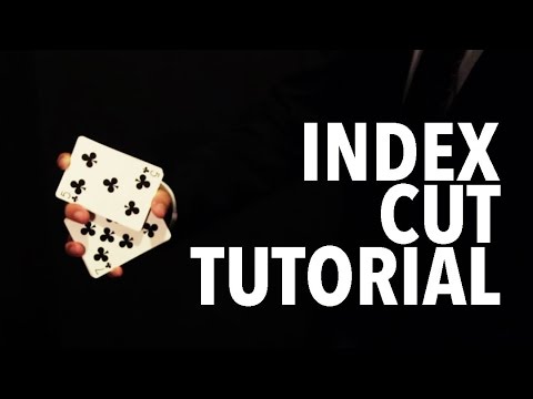 Cardistry for Beginners: One-handed Cuts - Index Cut Tutorial - YouTube