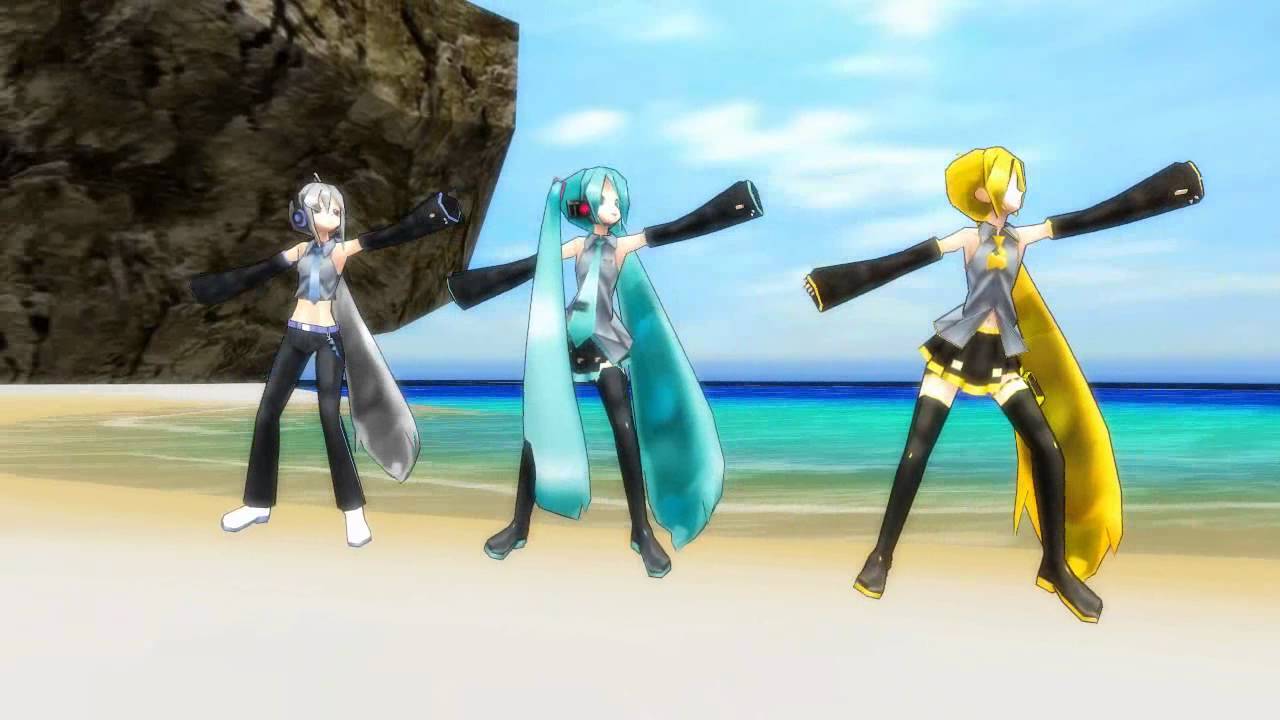 [MMD] Electrical Parade Remix - Haku, Miku and Neru - YouTube