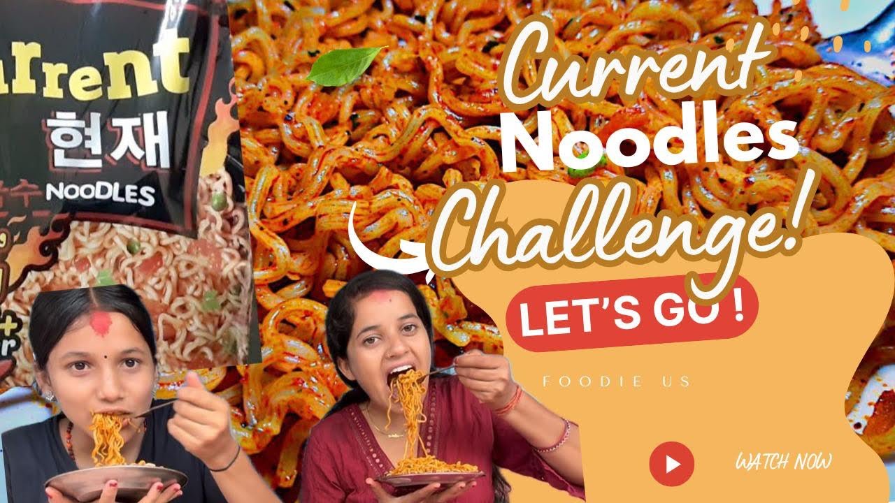 Current Noodles Challenge With punishment 🥵🤤|| Fun|| Vlog 14|| Who won ...