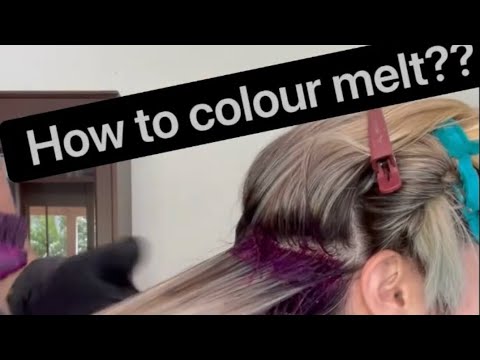 How to blend bright hair colours