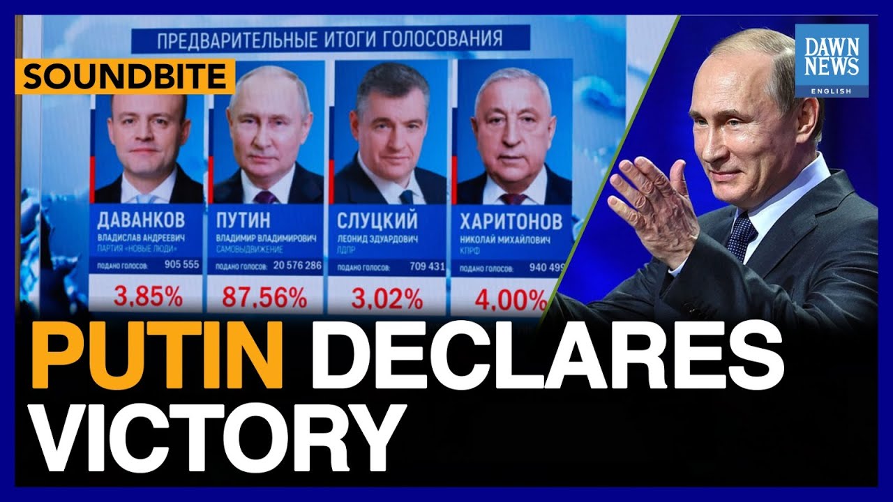 Russian Elections: Vladmir Putin Delivery Victory Speech | Dawn News ...
