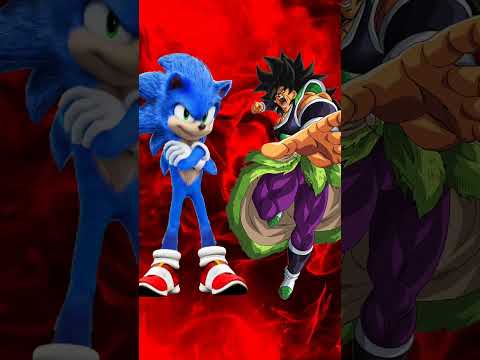 Sonic Vs Broly. #anime#sonic#shorts - YouTube