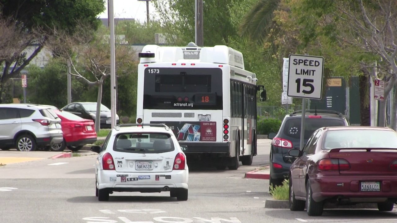 AC Transit - Gillig Advantage Hybrid Route 18 #1573 - YouTube