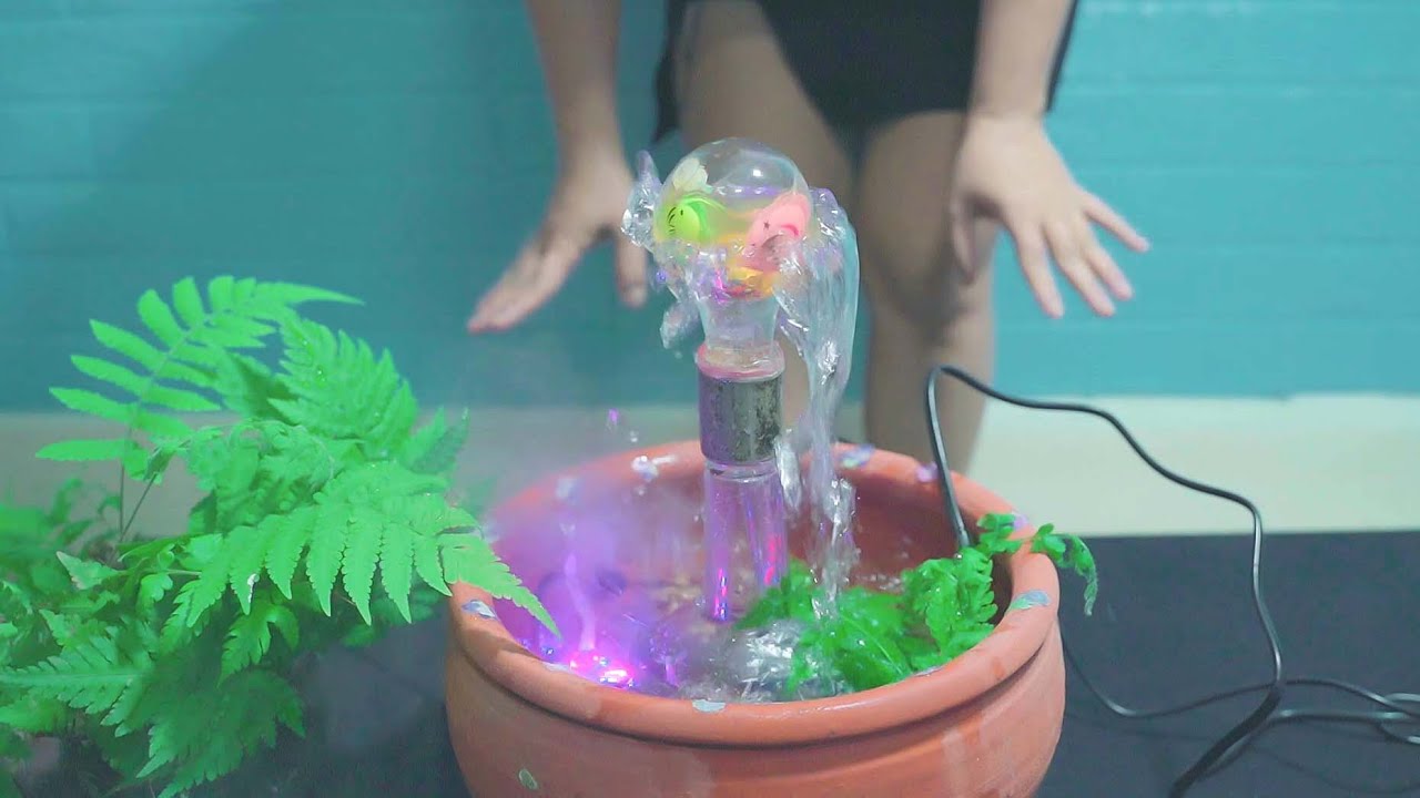 DiY - Beautiful Waterfall Fountain At Home from Plastic Bottle and Clay ...