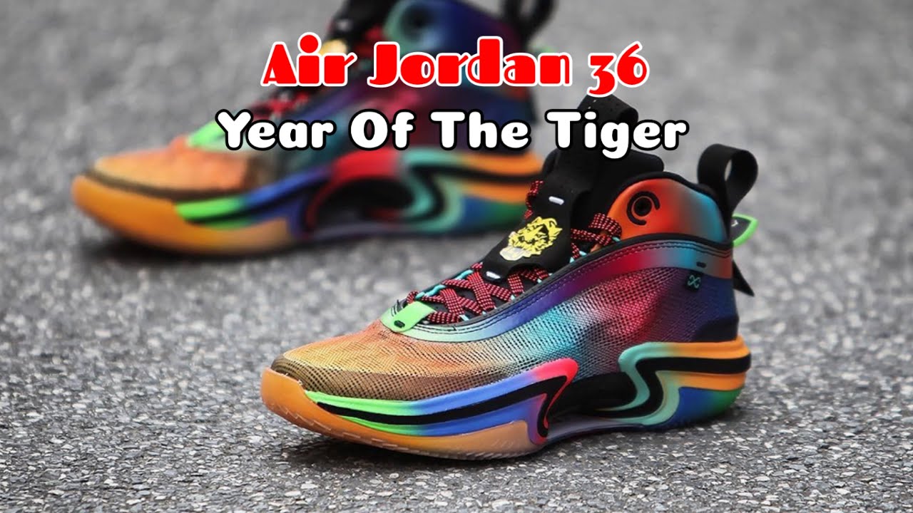 Air Jordan 36 Year Of The Tiger - YouTube