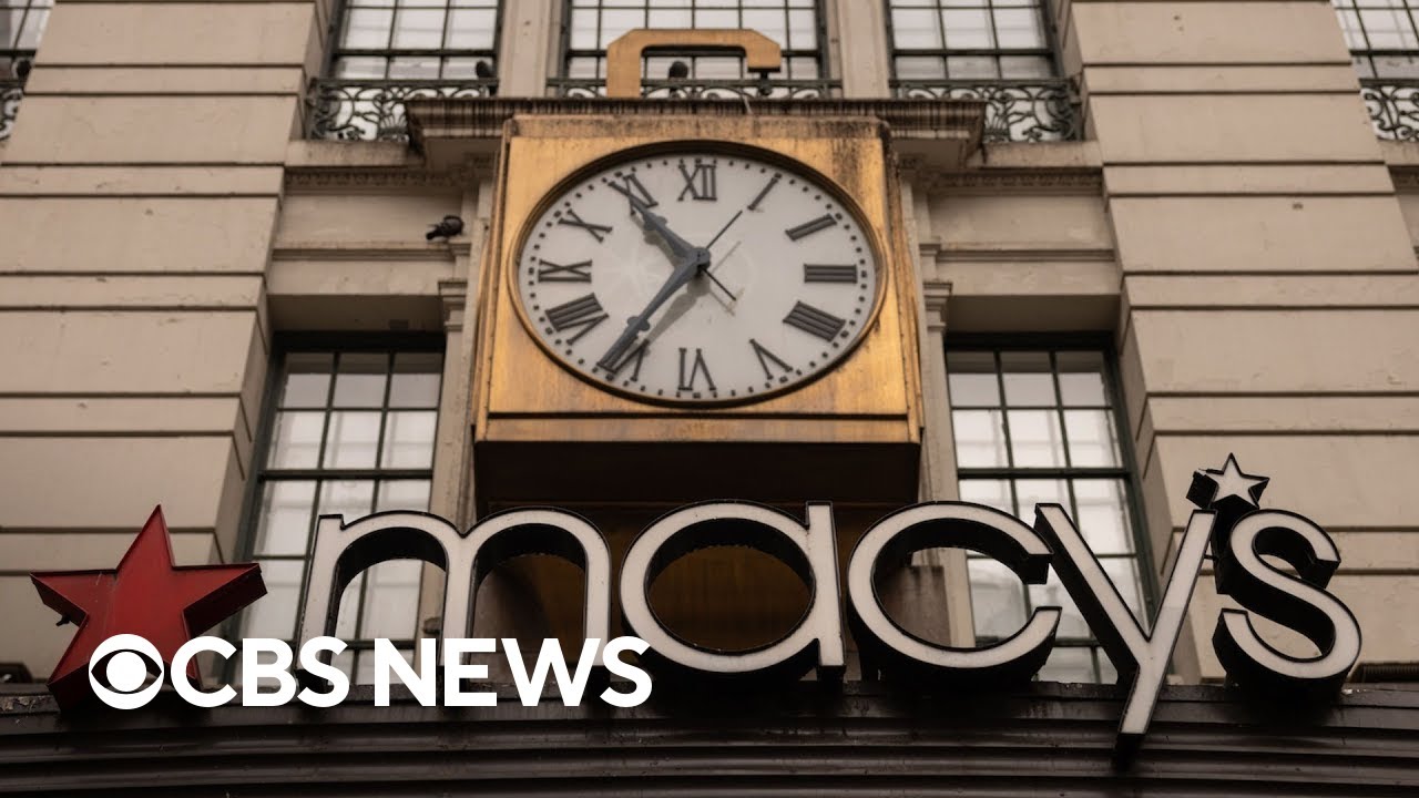 Macy's to close 150 stores over 3 years - YouTube