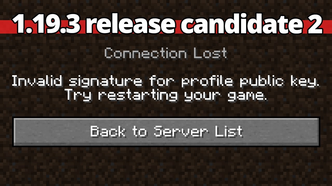 Minecraft 1.19.3 – Release candidate 2 – Más bugs resueltos y mañana la versión final - YouTube