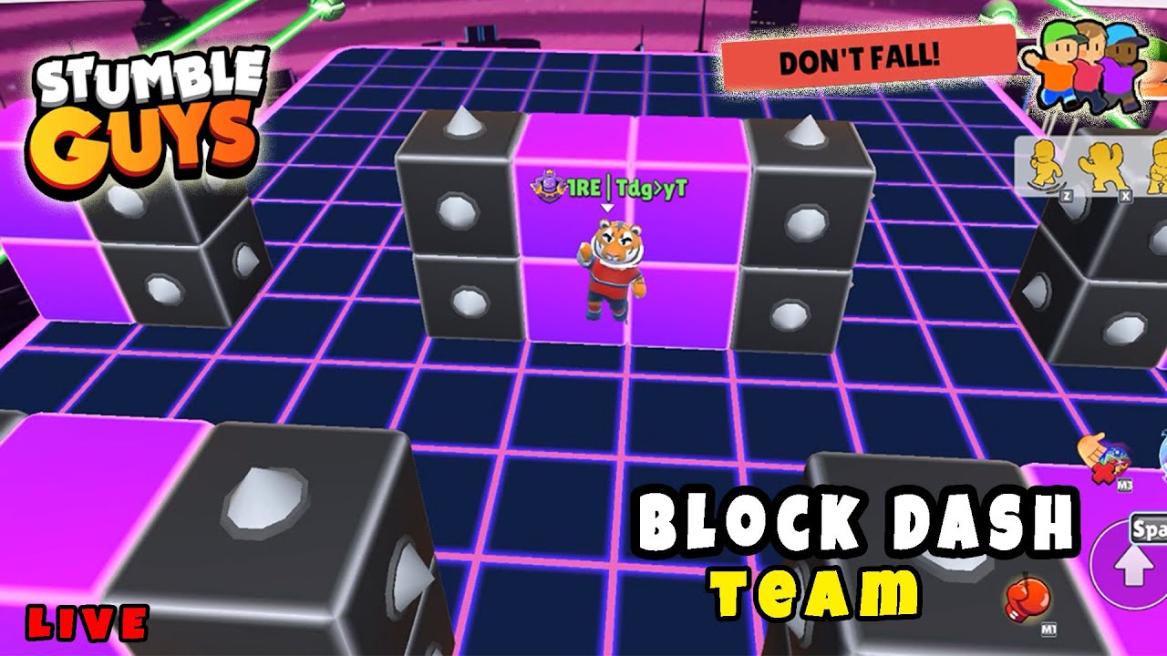 Stumble Guys Live Block Dash Eu Server #stumbleguys - YouTube