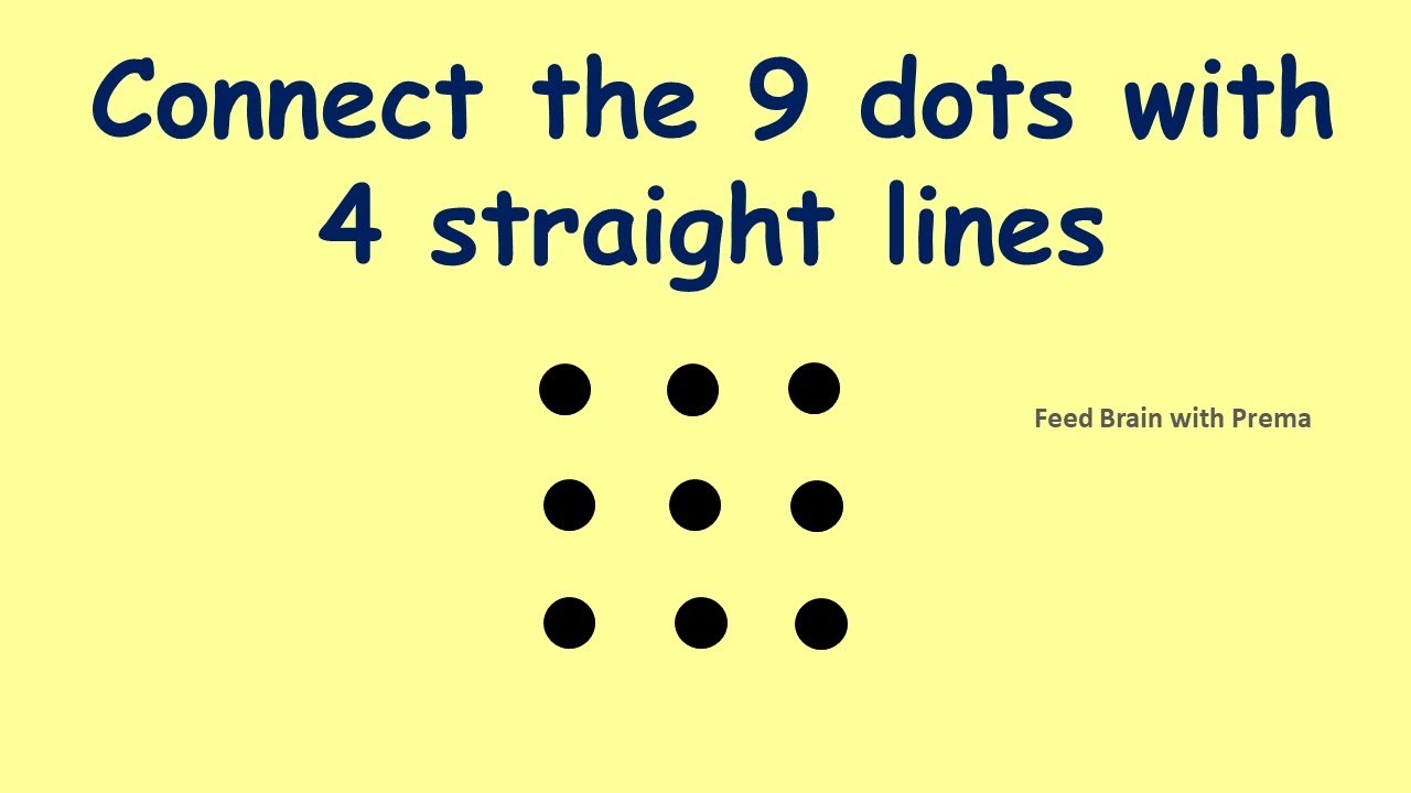 Tricky dot riddles | tricky dot puzzles | Feed Brain with Prema - YouTube