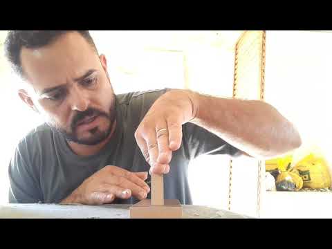 Como colar topo de MDF com cola instantânea e água - YouTube