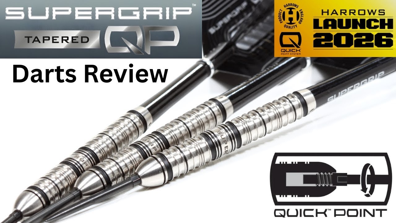 Harrows SUPERGRIP Quick Point Darts Review - YouTube