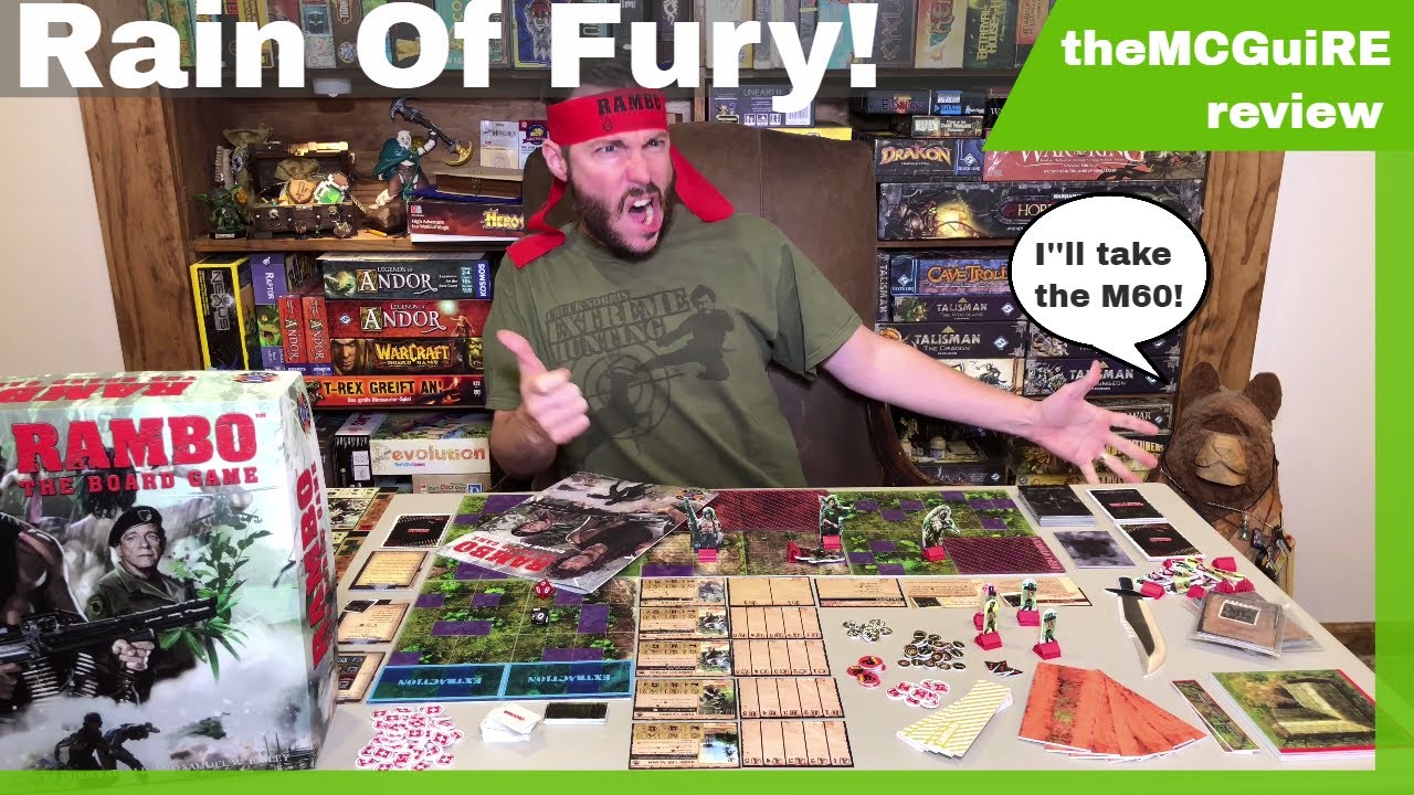 RAMBO Board Game Prototype Review - YouTube