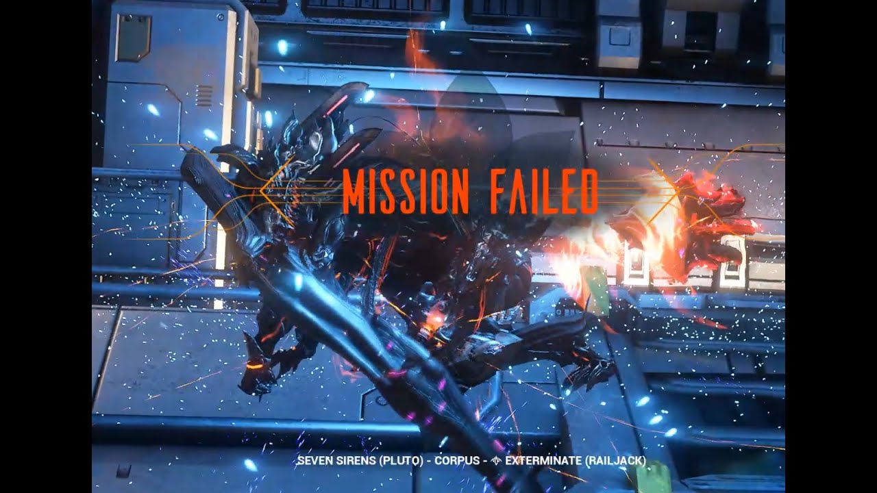 Instant Fail Railjack Exterminate Slingshot into Frigate - YouTube