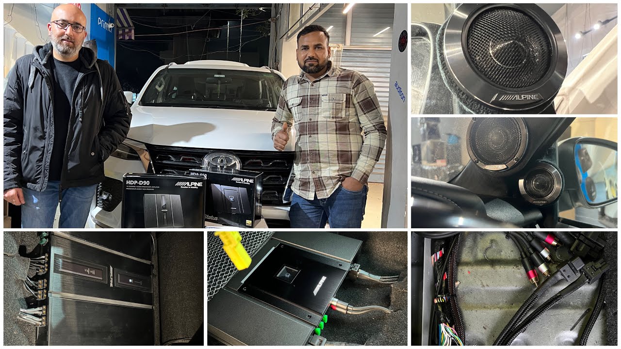 Toyota fortuner Alpine setup 2024 l fortuner modification 2024 l ...