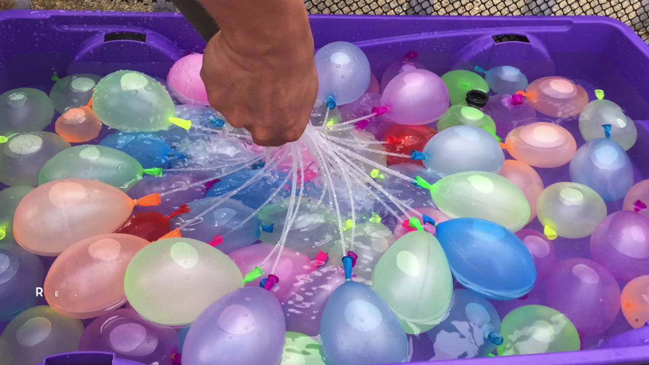 Eyeopener - Water Balloons 3 Bunches Fill and Self-tying in 60 Seconds ...