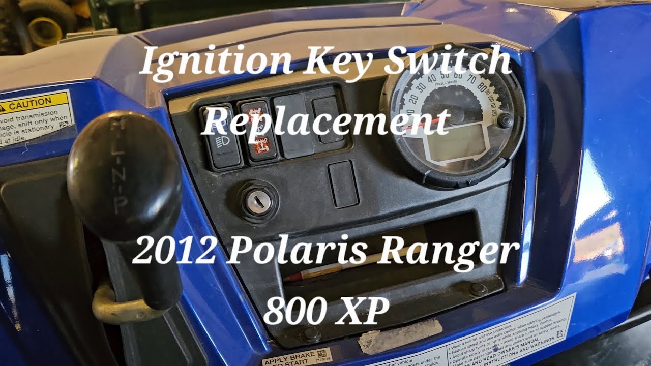 2012 Polaris Ranger Ignition Key Switch Replacement 800 XP Limited ...