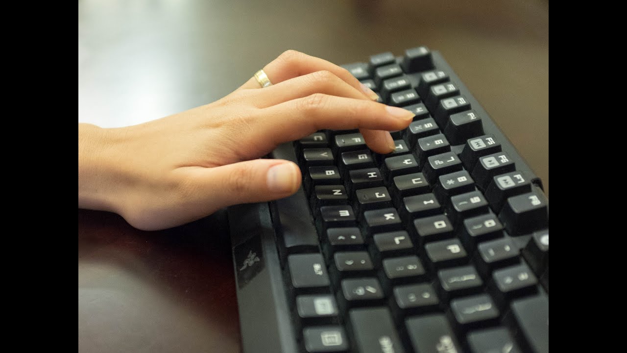 SKILL TECH ONE HAND TYPING (LEFT) DELETED VIDEO (EXERCISE 1 TO 3) - YouTube