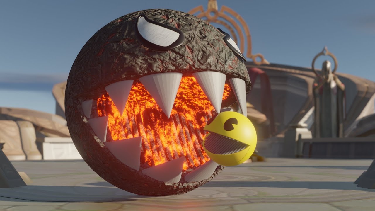 Lava Monster vs Pacman - YouTube