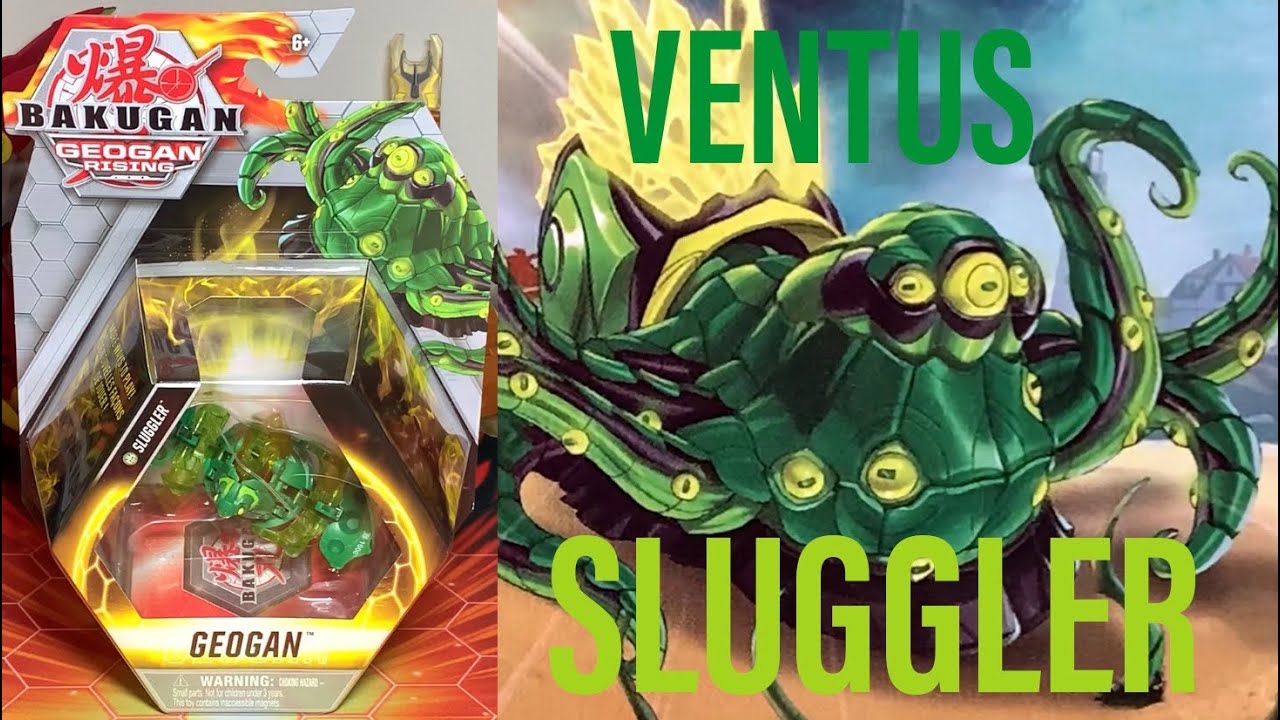 Ventus Sluggler Geogan Unboxing | Bakugan: Geogan Rising - YouTube