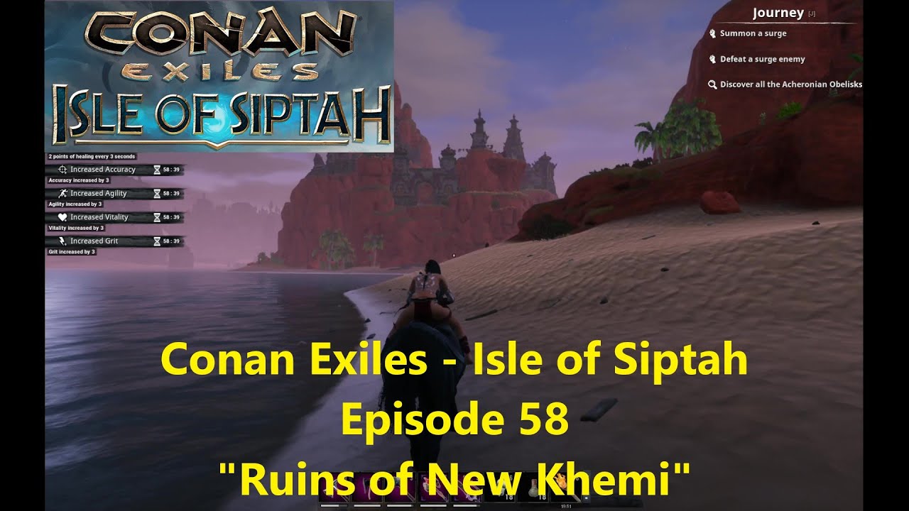 Conan Exiles - Isle of Siptah - Episode 58 - "Ruins of New Khemi" - YouTube