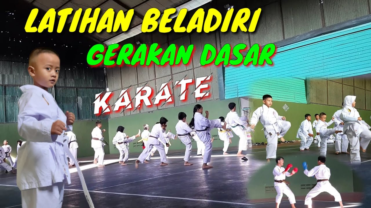 LATIHAN GERAKAN DASAR BELA DIRI KARATE 🔥🔥🔥 - YouTube