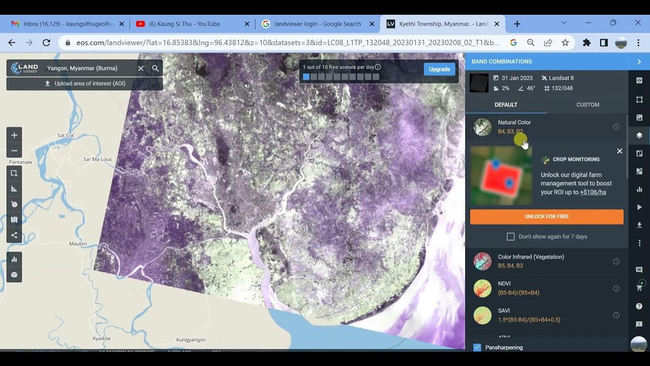 Land Viewer Tutorial: How to Download Landsat 8 and Sentinel Data like a Pro ! - YouTube