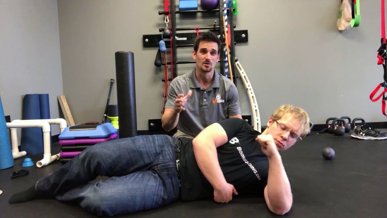 Shoulder Releases For A Better Overhead Position - YouTube