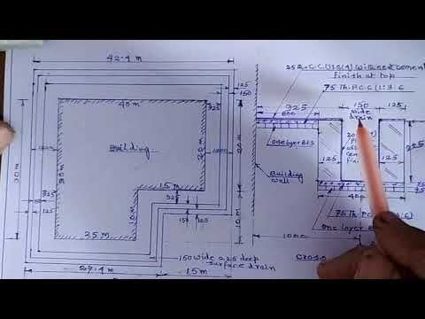 DCE 4th Sem|| Estimating&Costing|| Estimate of Surface Drain with ...