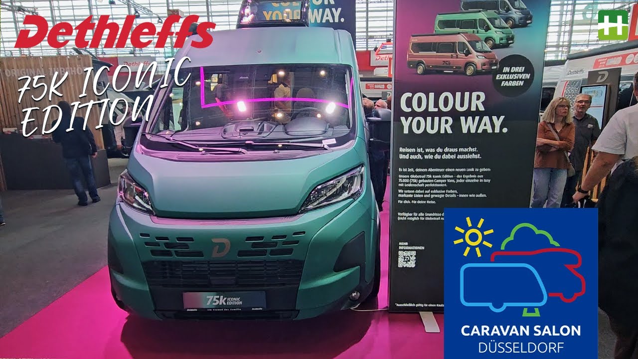 Caravan Salon Düsseldorf 2025 | Dethleffs Globetrail 75k Iconic Edition ...